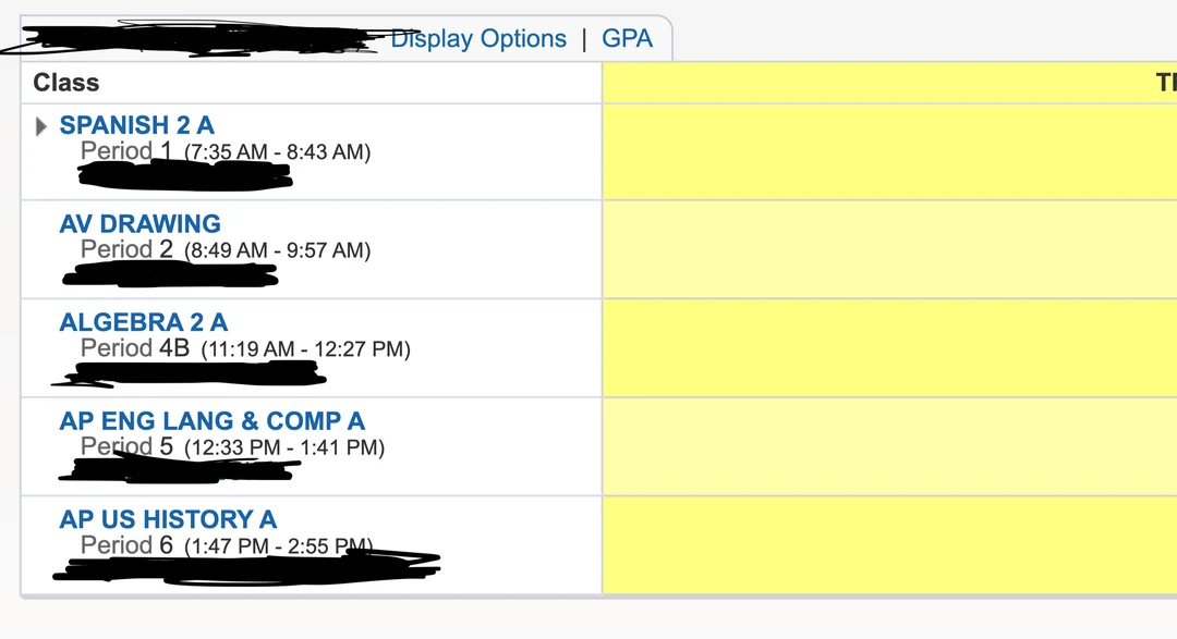 my grades so far this school year | Scrolller