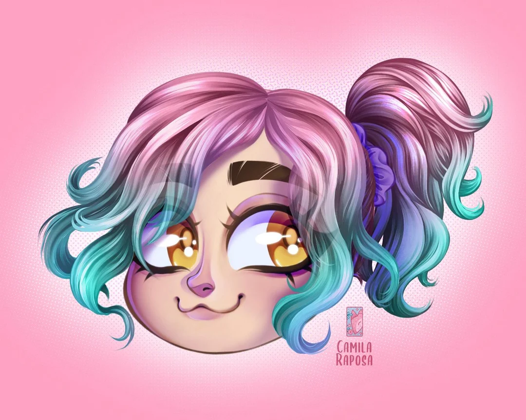 My mascot, me, digital art with procreate,2022 | Scrolller