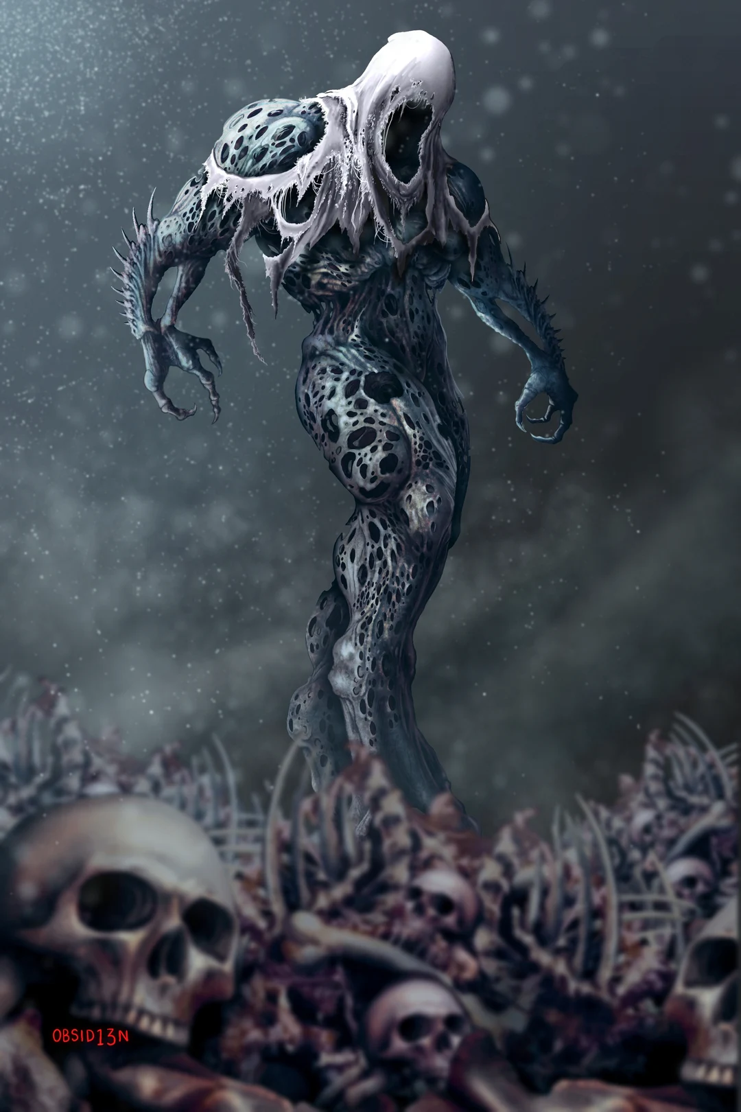 Trypophobia, me, digital, 2022 | Scrolller