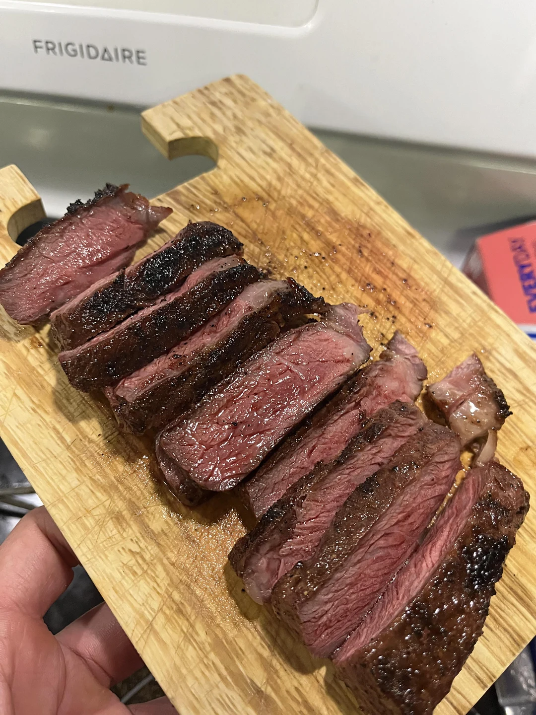 Denver steak over charcoal | Scrolller