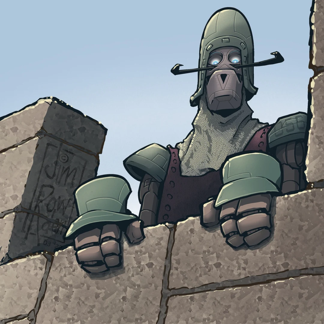 Robot Head 056 by Jim Rowden | Scrolller