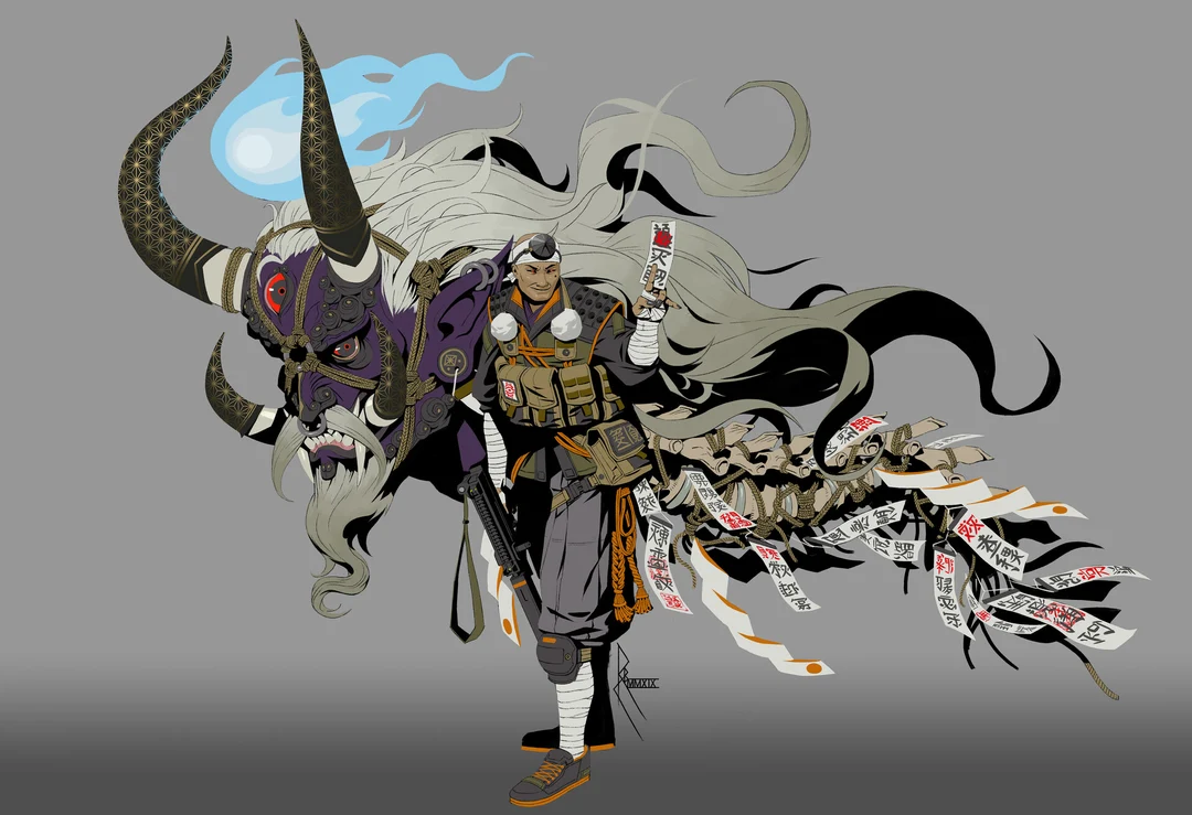 Oni - Yamabushi by Robert Chew | Scrolller