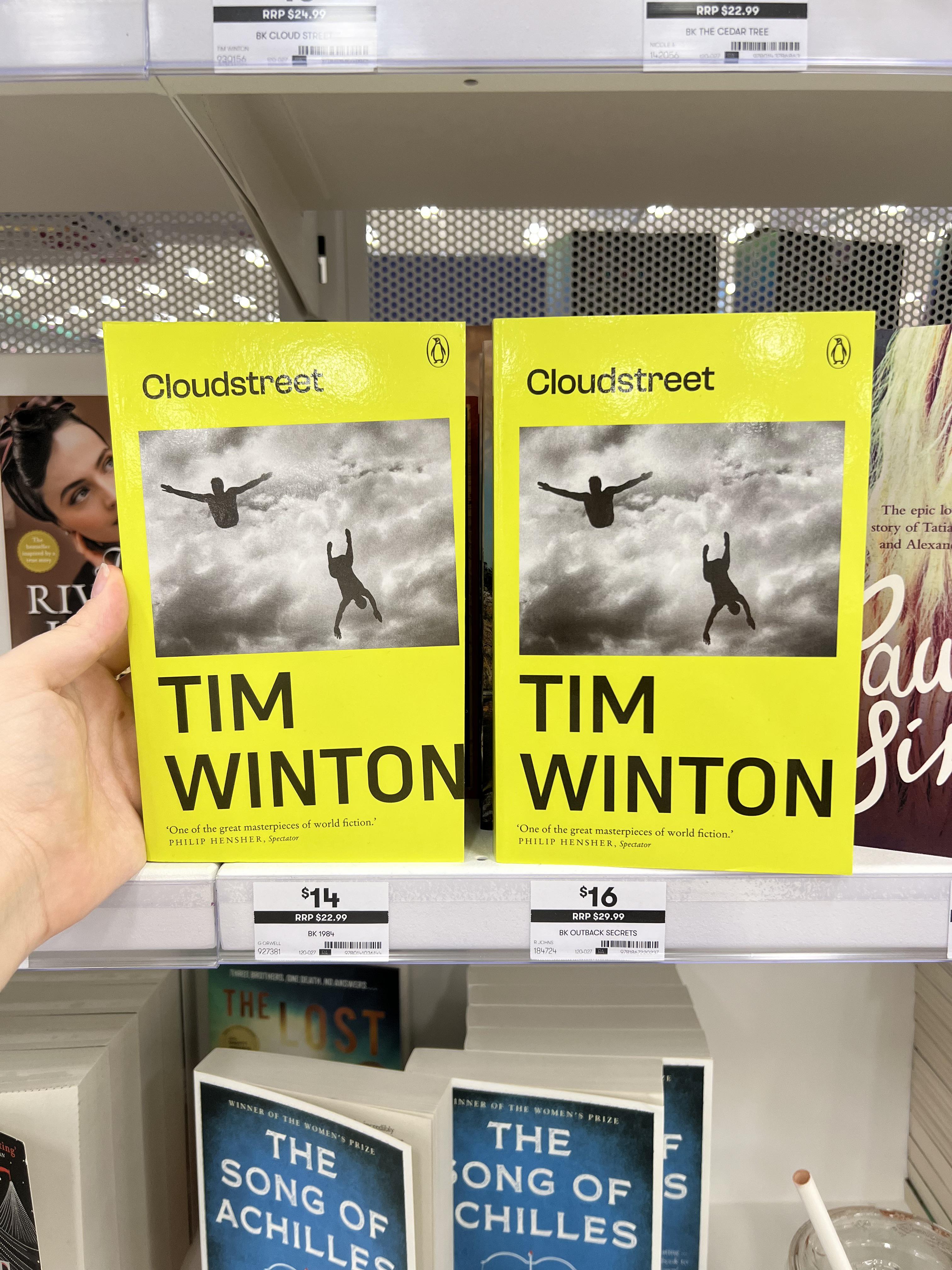 The book on the left was cut wrong during manufacturing and ended up all wonky (book on right ...