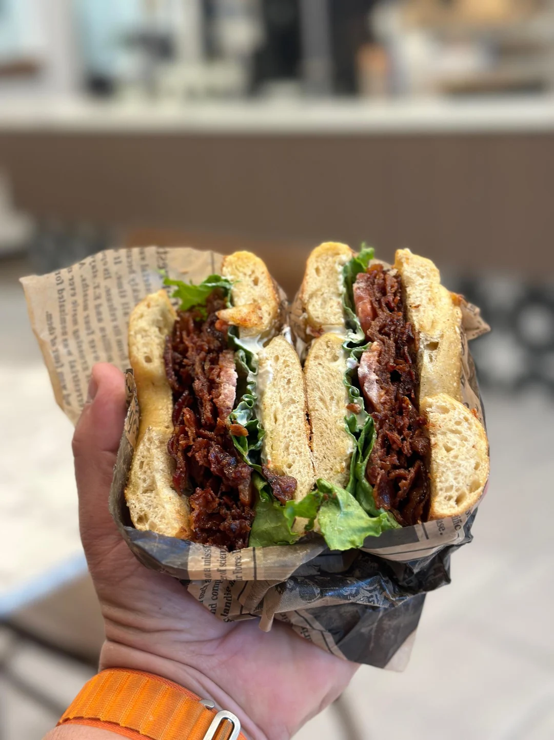 A BLT Bagel | Scrolller