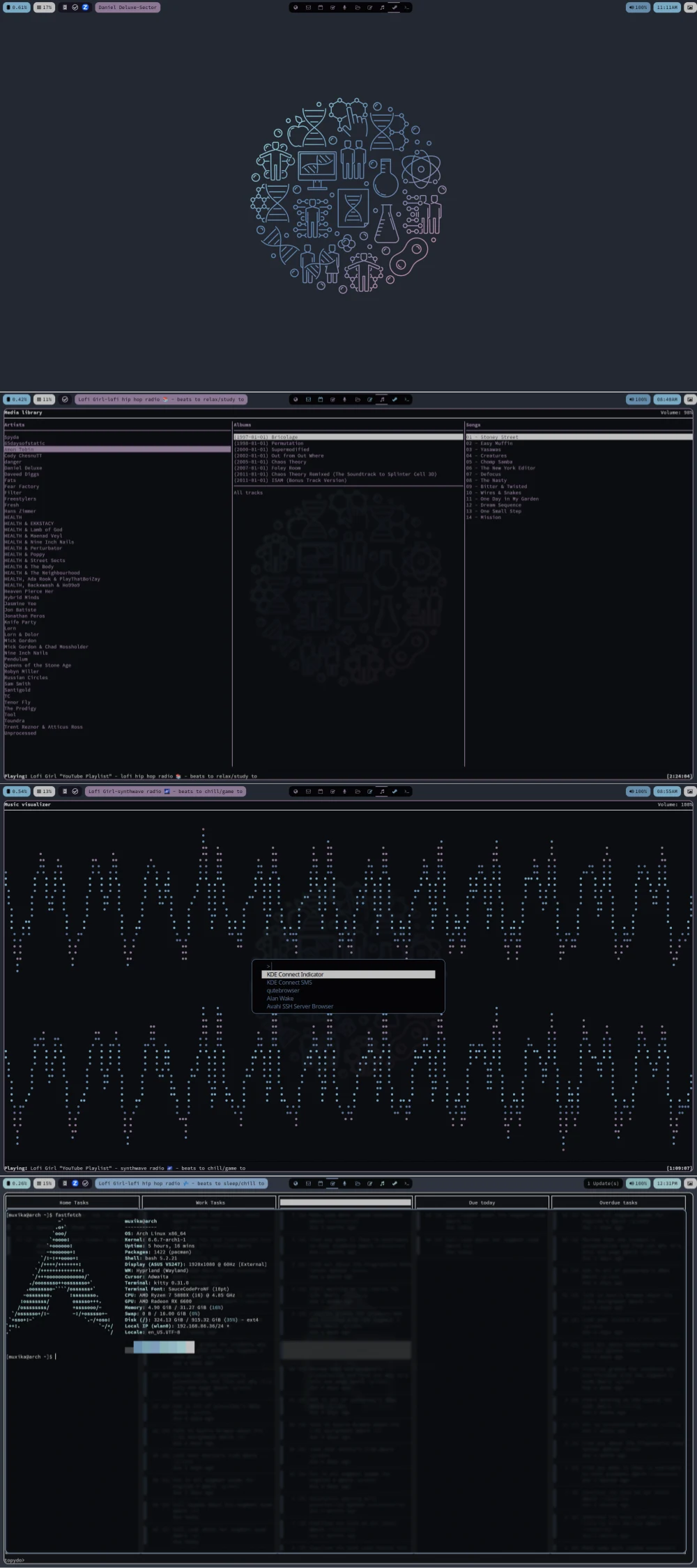 [hyprland] using pywal on everything | Scrolller