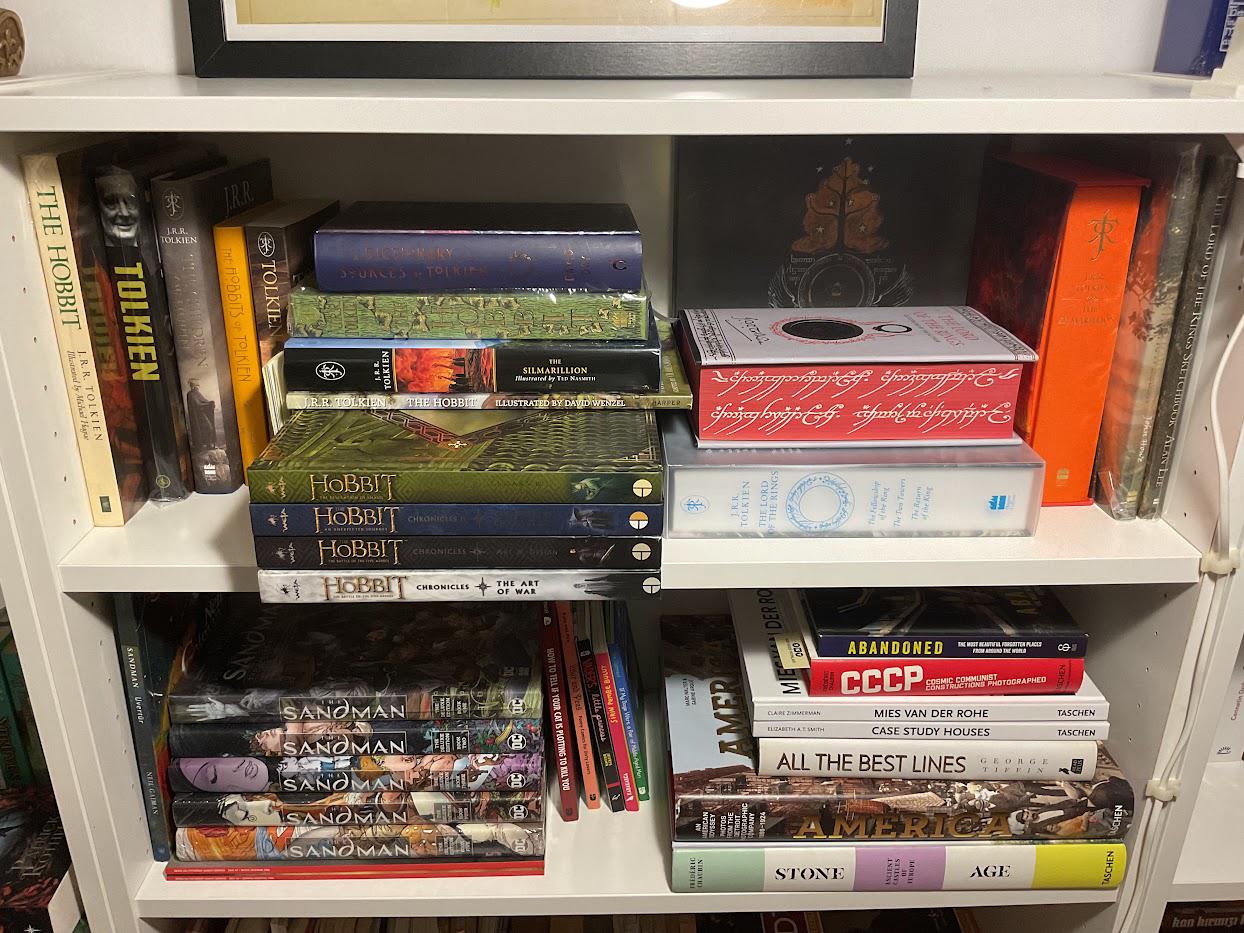 My Favourite Part From My Bookshelf - Tolkien! | Scrolller
