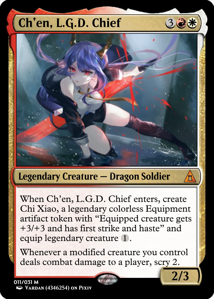 Modified Creature Commander. Ch'en from Arknights | Scrolller