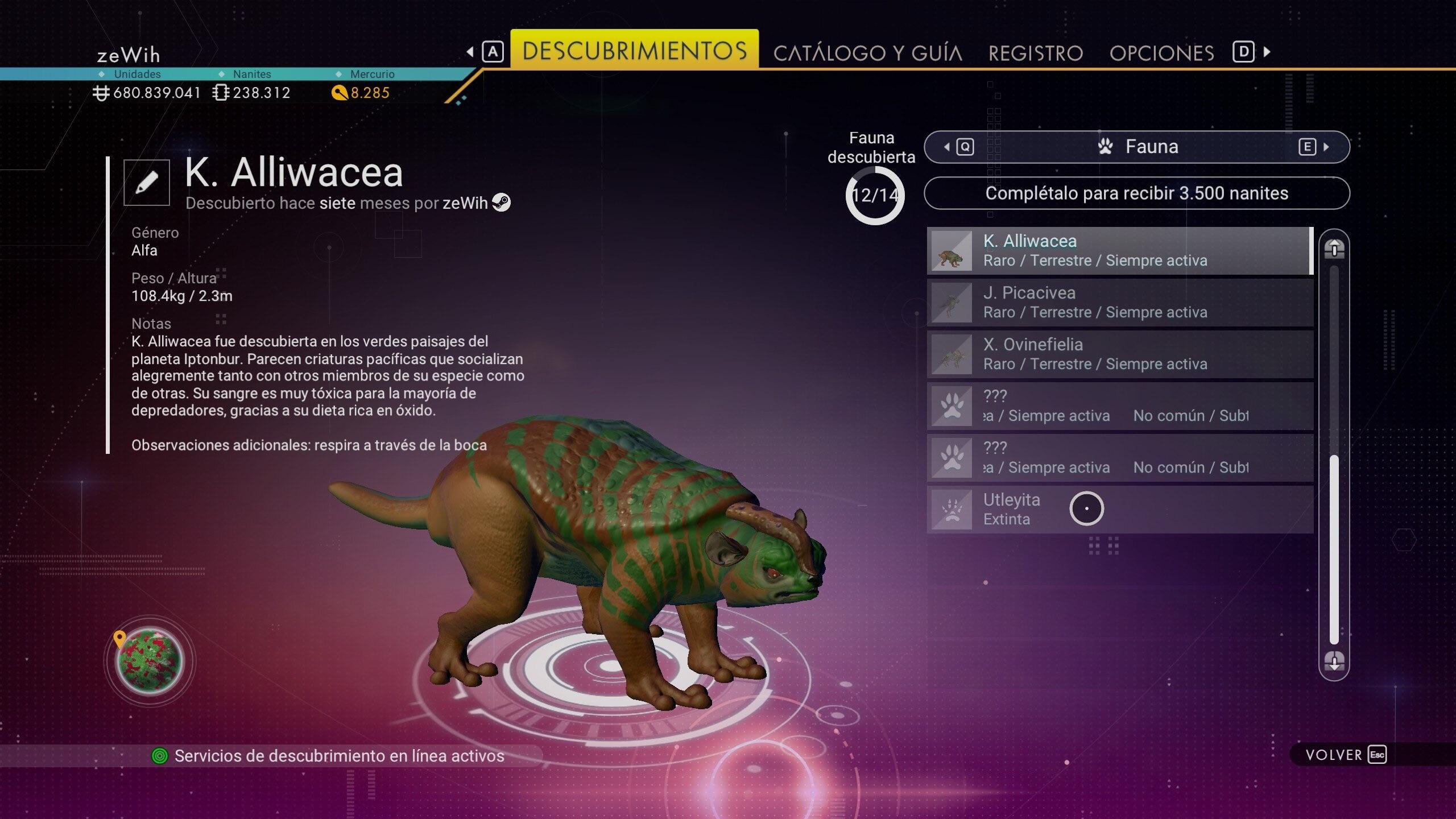 An extinct animal? Glyphs at the end for those who want to investigate. Calypso | Scrolller