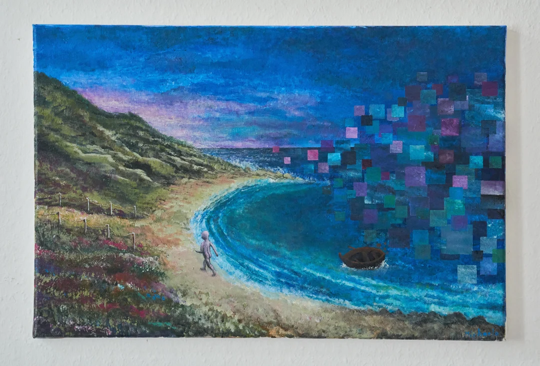 Discover more like Art: Restart, by me, acrylic on canvas, 2023. and Related Content | Scrolller