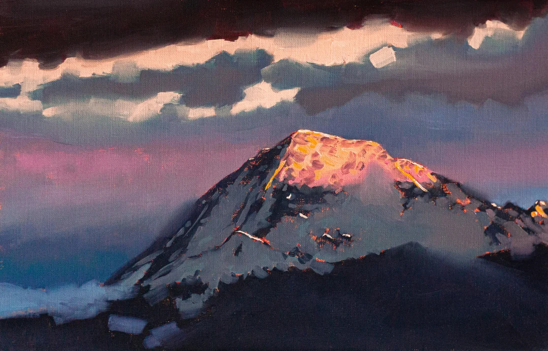 Sunset, Me, Oils, 2022 | Scrolller