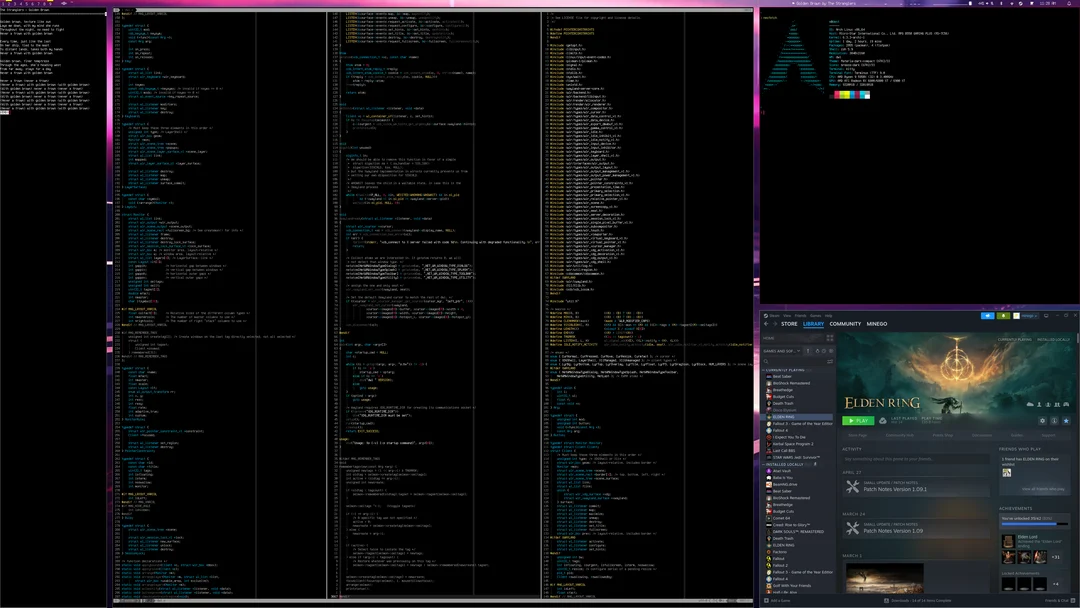 [DWL] Finally switched to wayland and DWL from DWM, and I'm very happy with my new setup | Scrolller