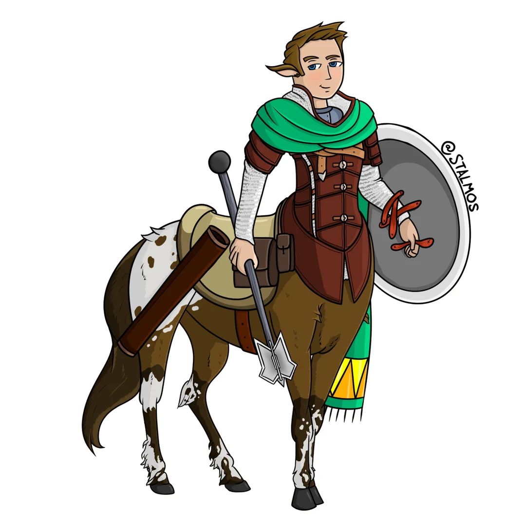Brad Realmwood - Centaur Ranger by Stalmos (Brad Dupuis) | Scrolller