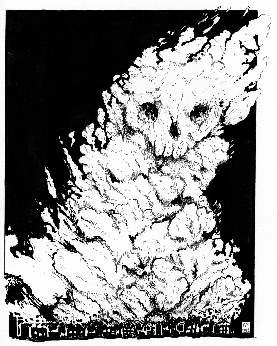 War never changes, me, ink, 2022 | Scrolller