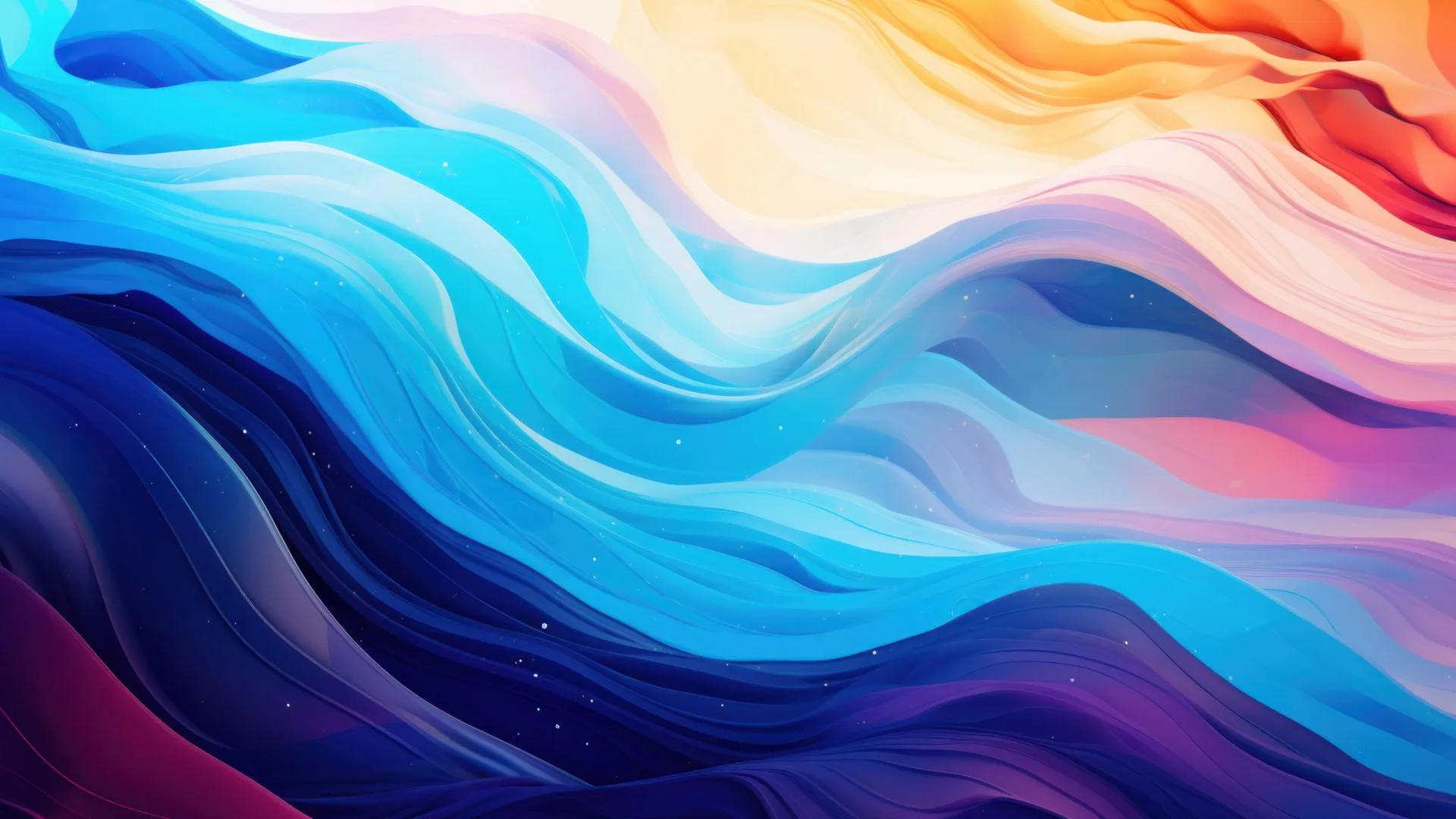 Abstract Blue Wave Splash Illustration [1920x1080] | Scrolller