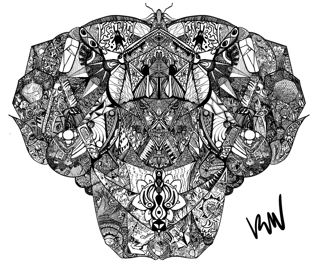 "See, I see", riv (me), digital, 2024 | Scrolller