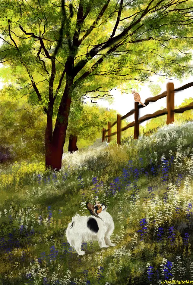 r/Delhi OC Art Competition: Papillon in the Meadows | Scrolller