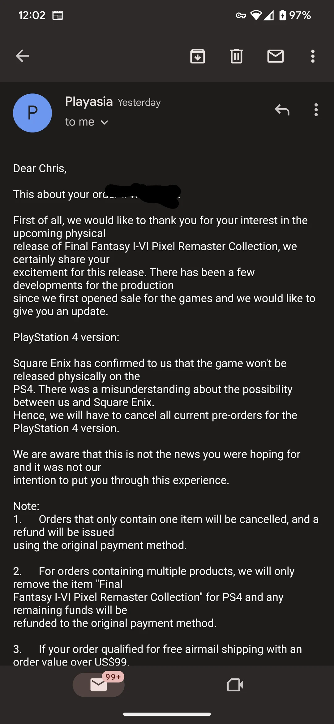 PS4 Copies of Pixel Perfect being canceled on playasia | Scrolller