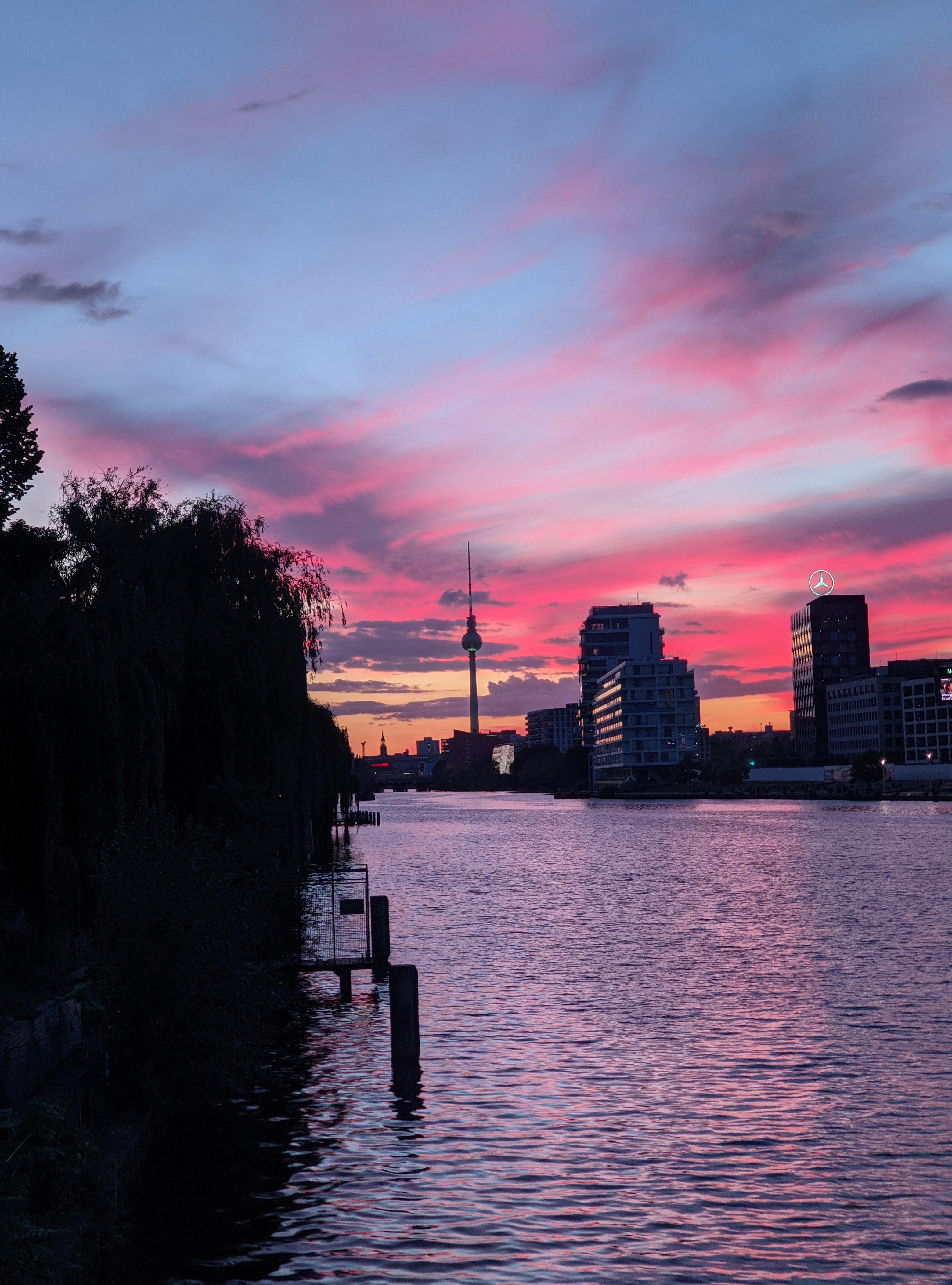 Sunset in Berlin. | Scrolller