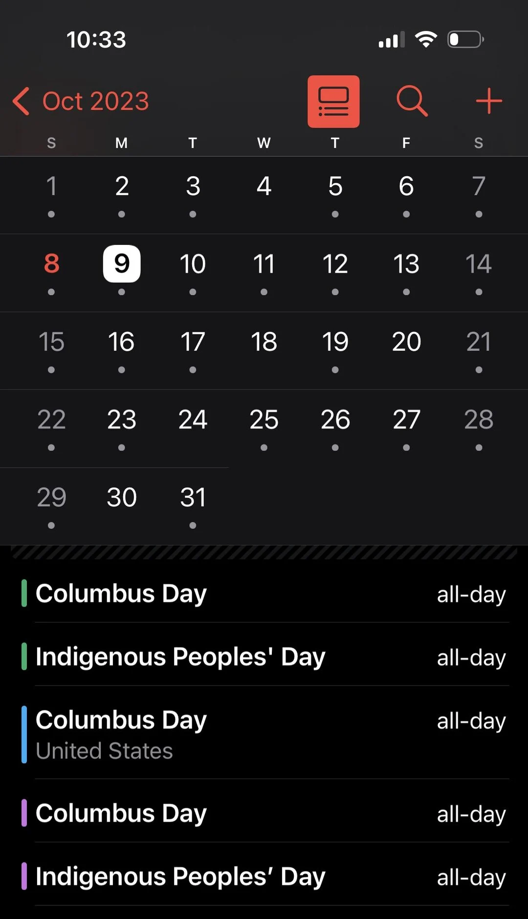 My calendar is very conflicted. | Scrolller