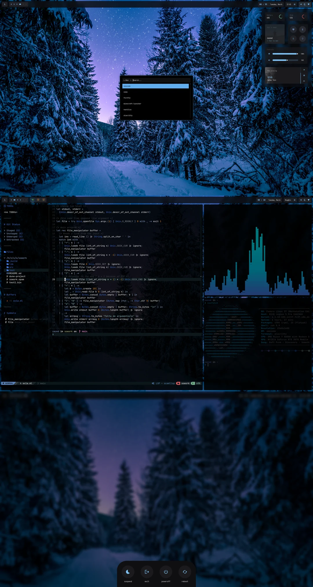 Awesomewm Iceberg Scrolller