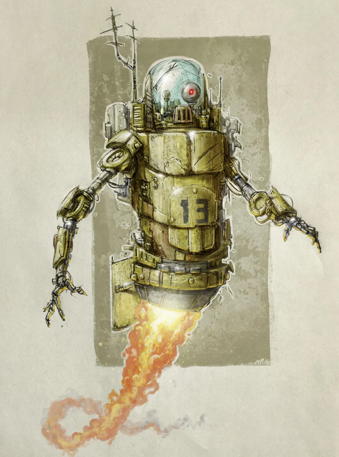 Robot by Mike Phillips | Scrolller