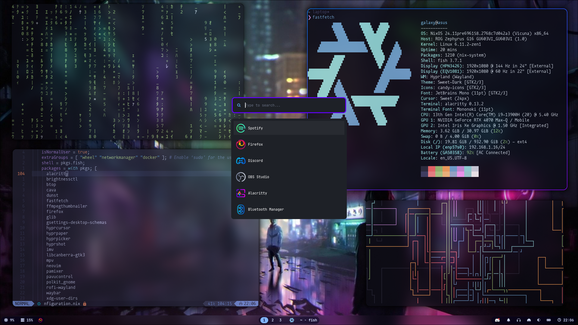 [Hyprland] midnight haze is underrated | Scrolller
