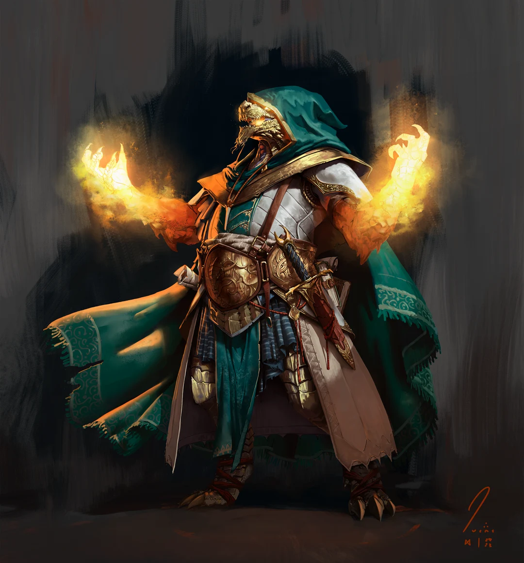 The Dragonborn Sorcerer, by me | Scrolller