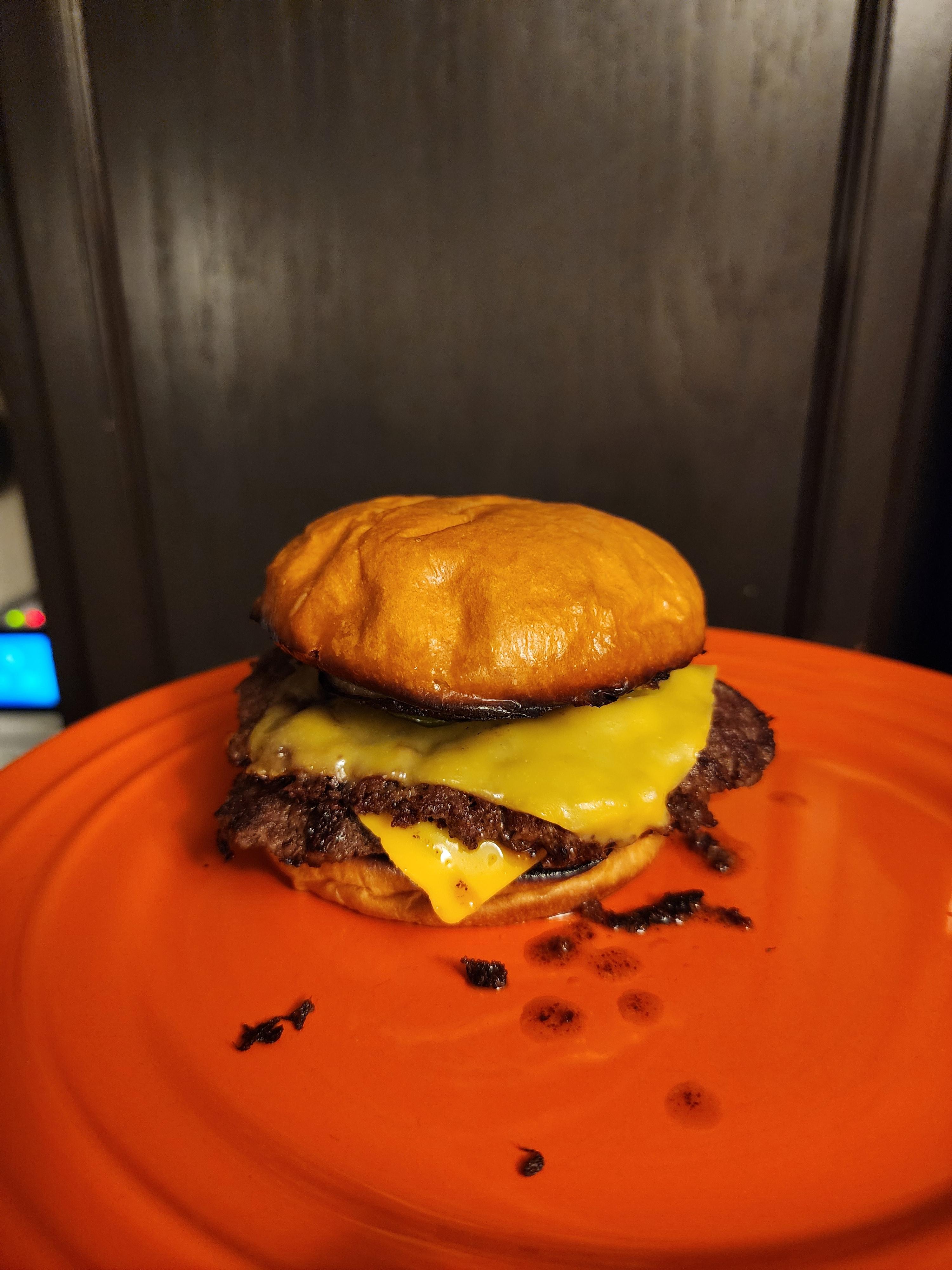 Late night double quarter pounder smash burger. | Scrolller