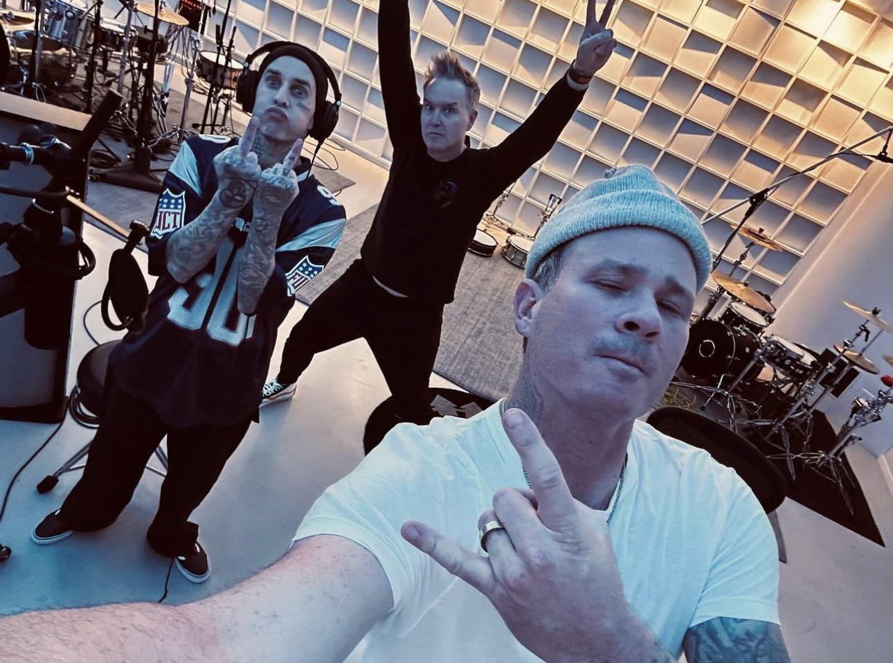 The boys recording in the studio today | Scrolller