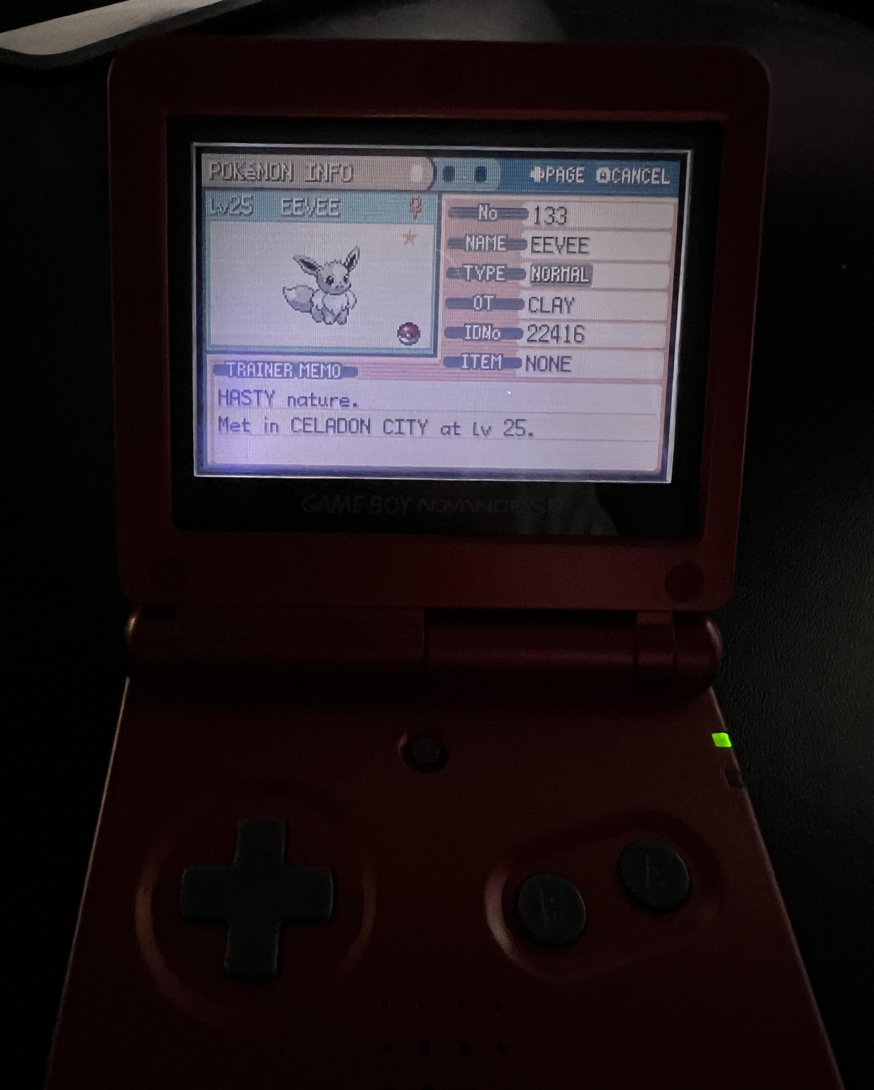 [Gen3] Shiny Eevee in 5 encounters… | Scrolller