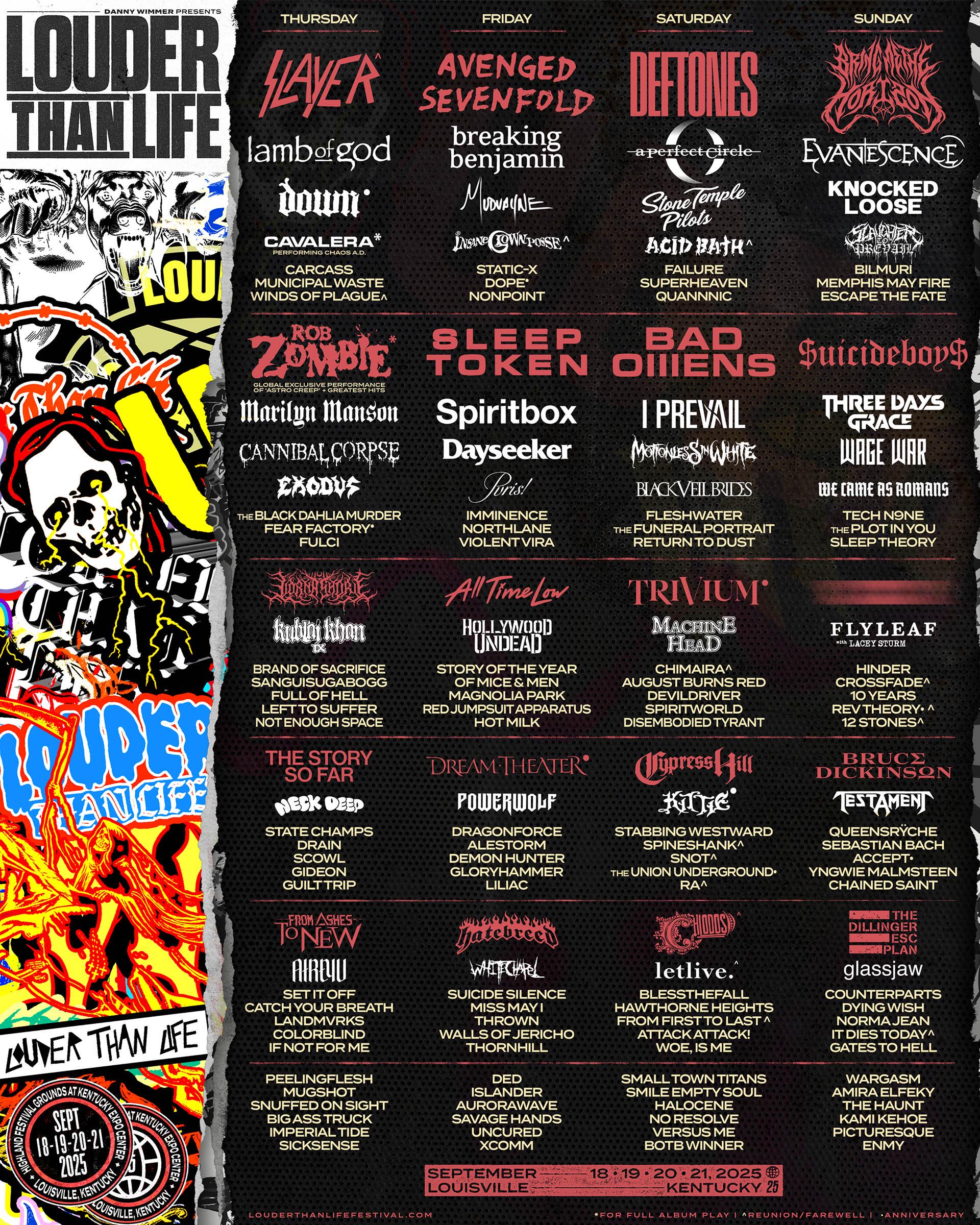 Louder than Life lineup | Scrolller