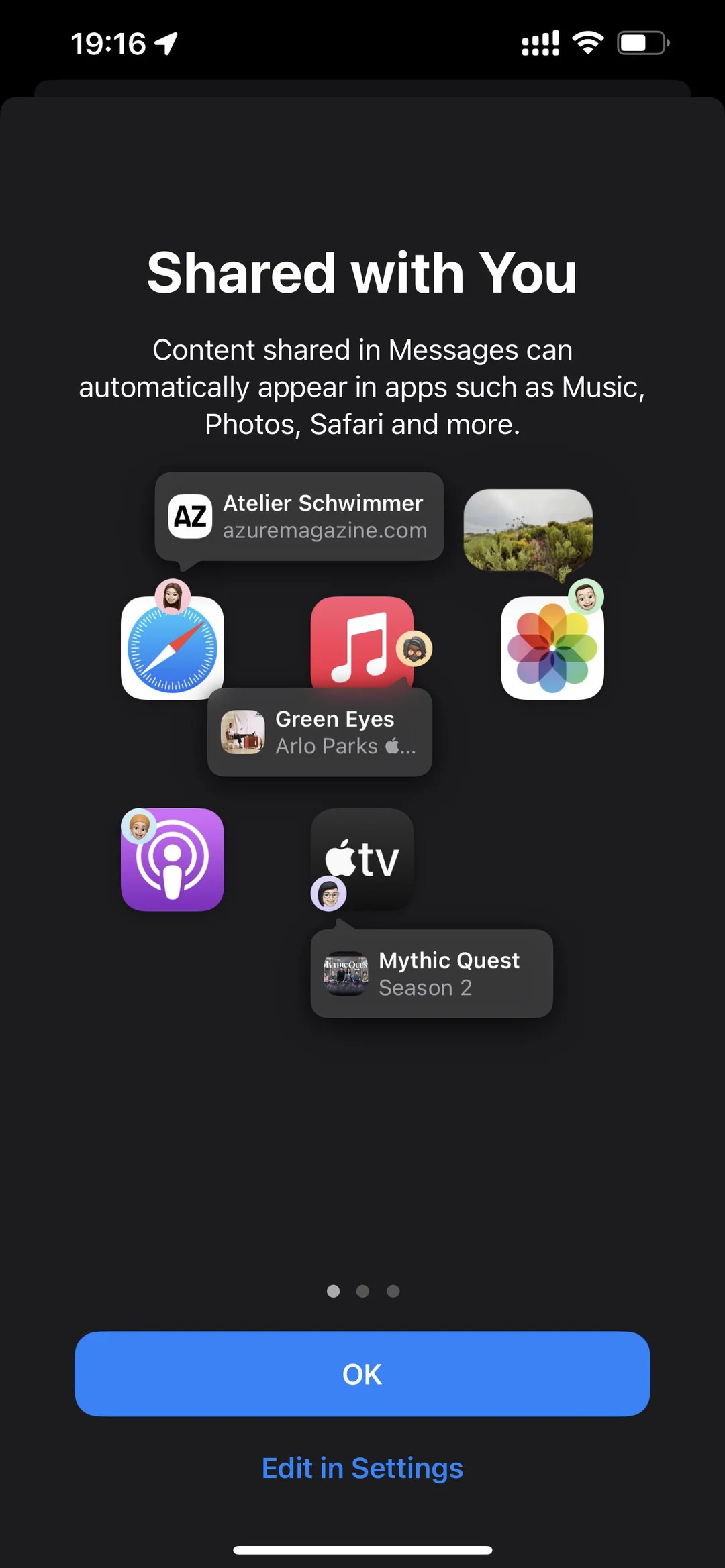 I see this screen almost every time I open iMessage. Can I disable it? IOS 16.1 | Scrolller