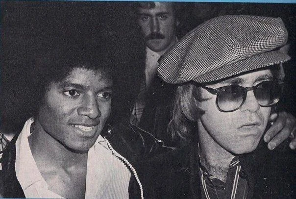 Michael Jackson and Elton John, 1977 | Scrolller