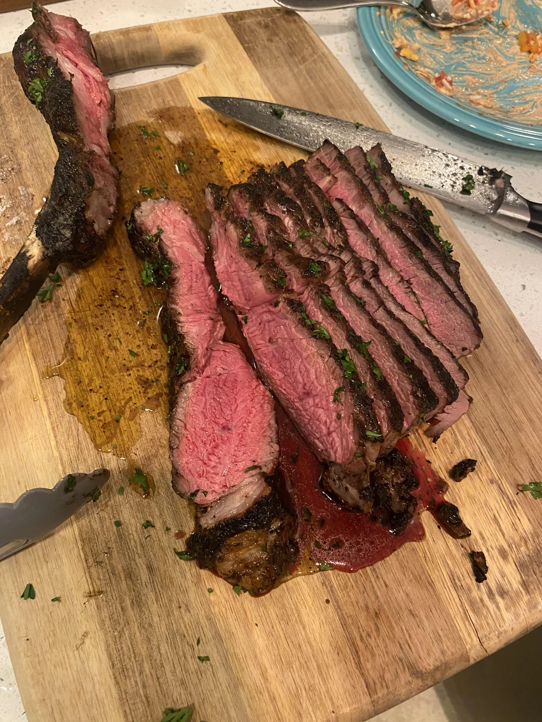 First time grilling a tomahawk steak | Scrolller