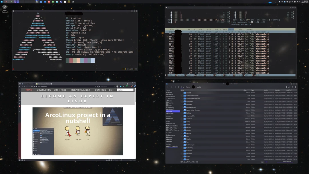 [KDE/Plasma] My new and refreshed setup | Scrolller