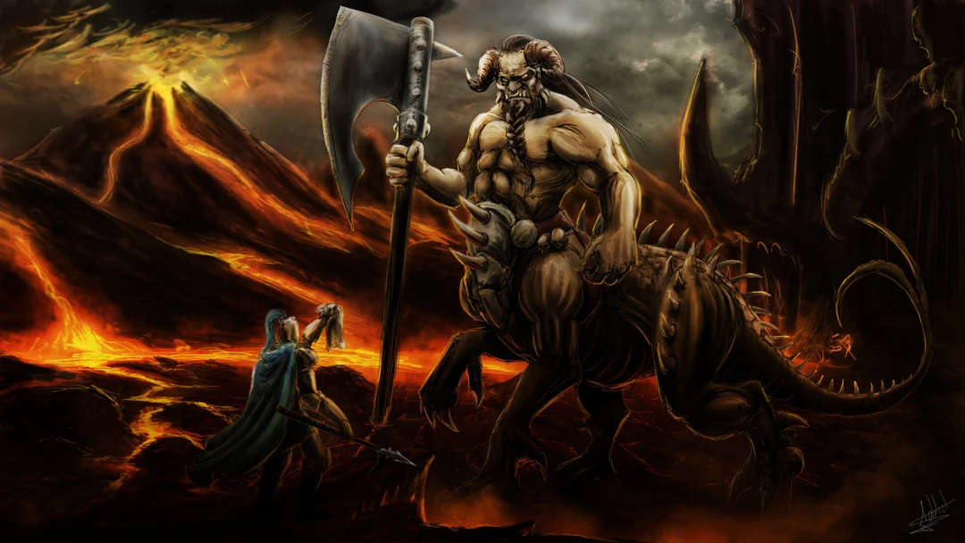 Dragon Ogre by Romain Addict | Scrolller