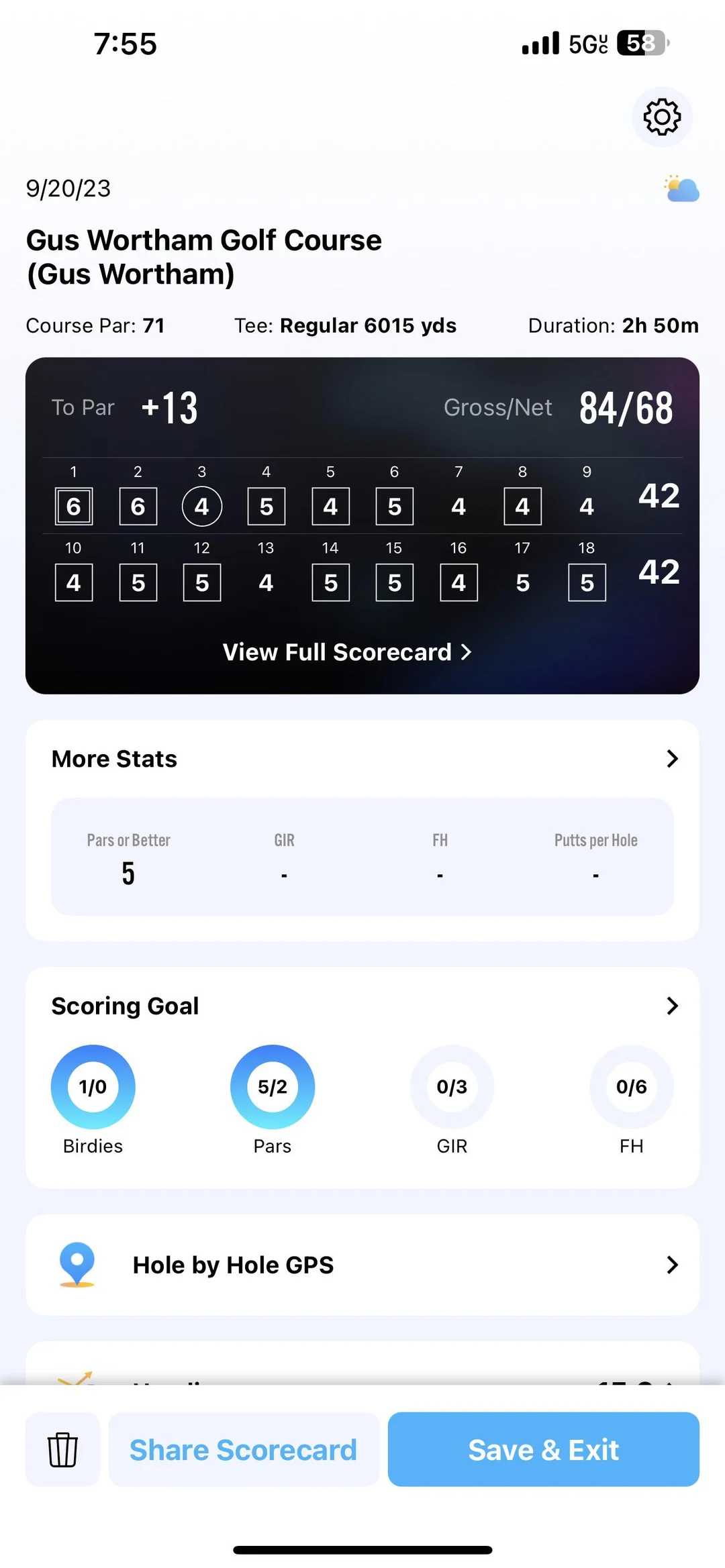 First time breaking 85 | Scrolller
