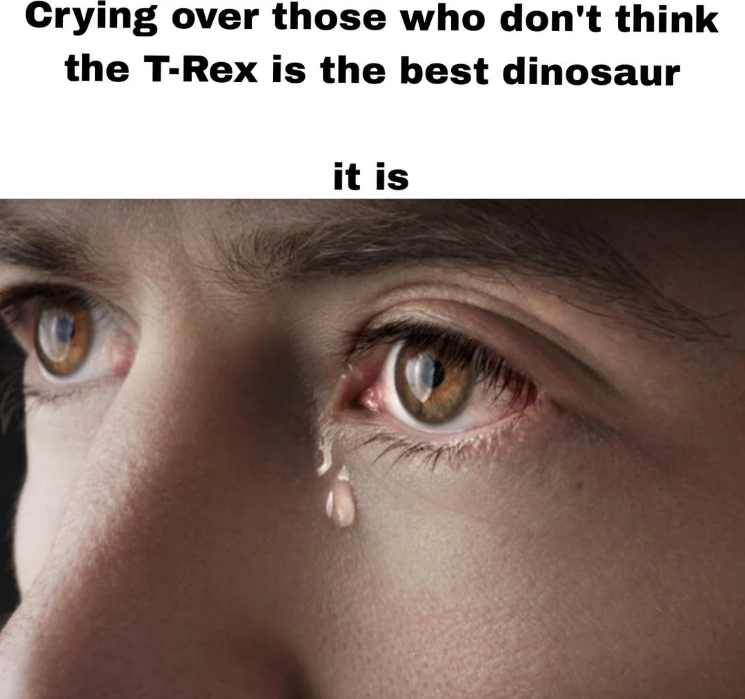 Dinosaur is best when t-rex | Scrolller