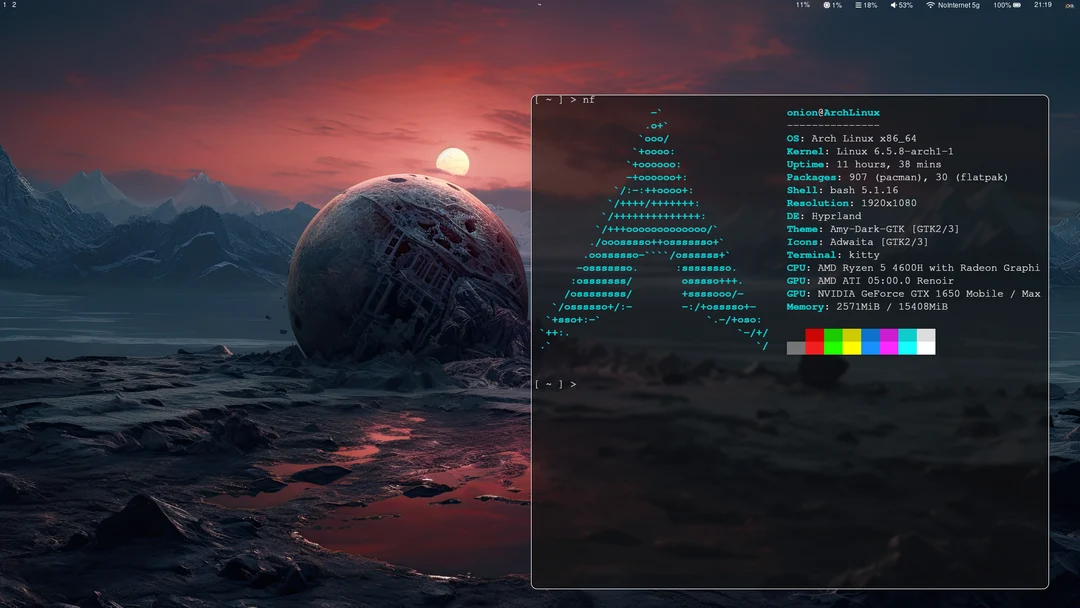 [Hyprland] Simple and Sweet! | Scrolller