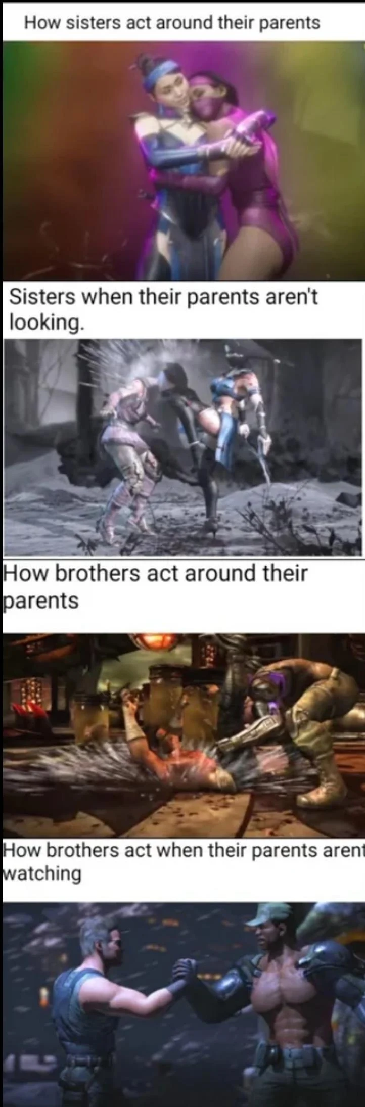 Sibling Kombat! | Scrolller