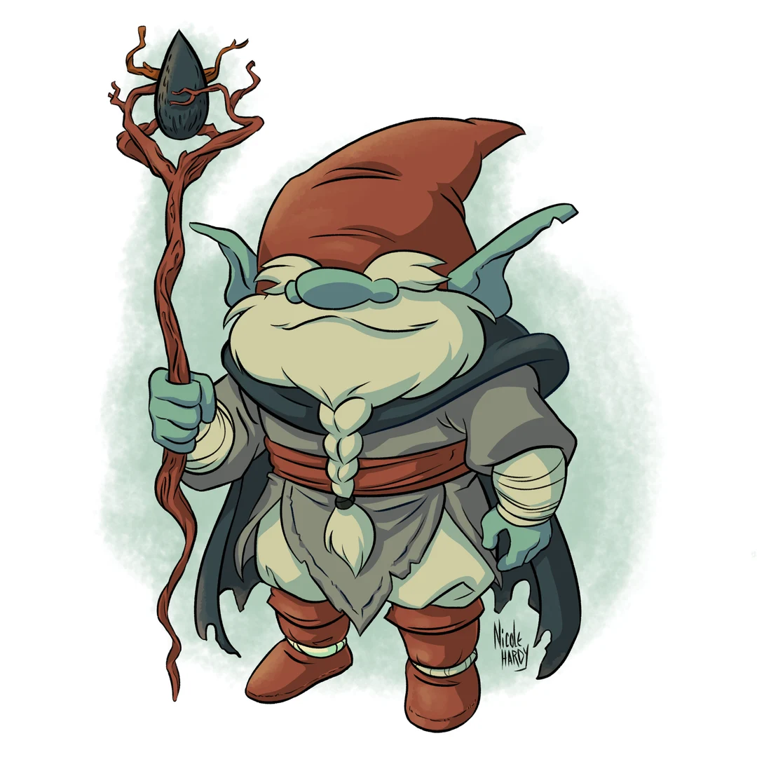 Gnome Druid by Nicole Hardy | Scrolller