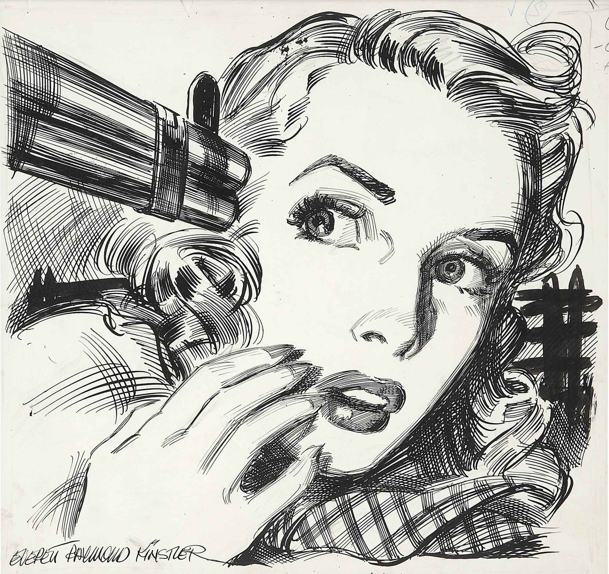 Pulp illustration by Everett Raymond Kinstler | Scrolller