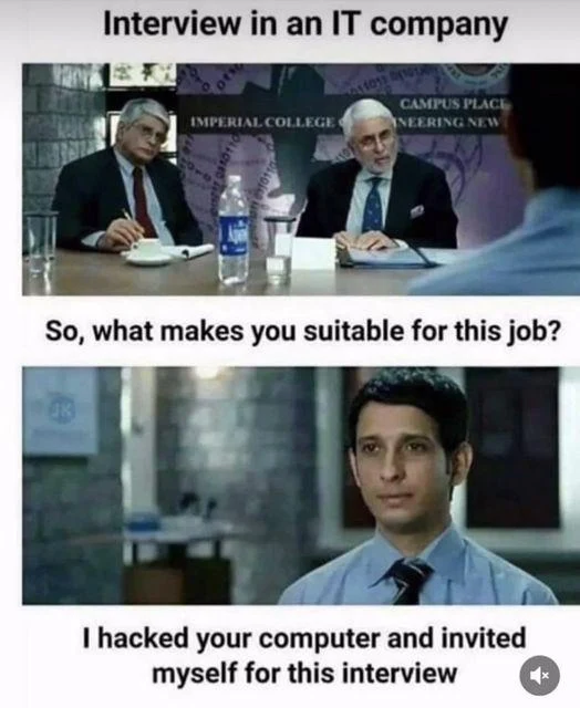 Discover more like Meme: Next level job application skills! and Related Content | Scrolller