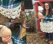 A homemade crocheted "Egg-Carrying Apron" for people who raise chickens. | Scrolller