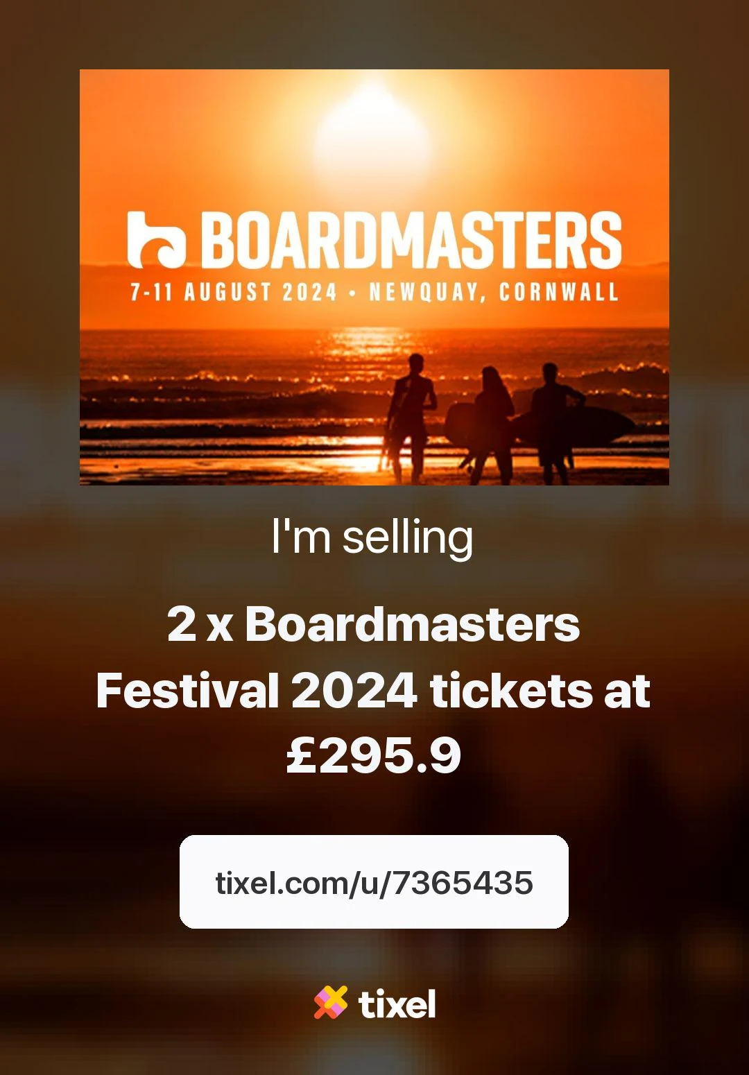 Boardmaster tickets | Scrolller