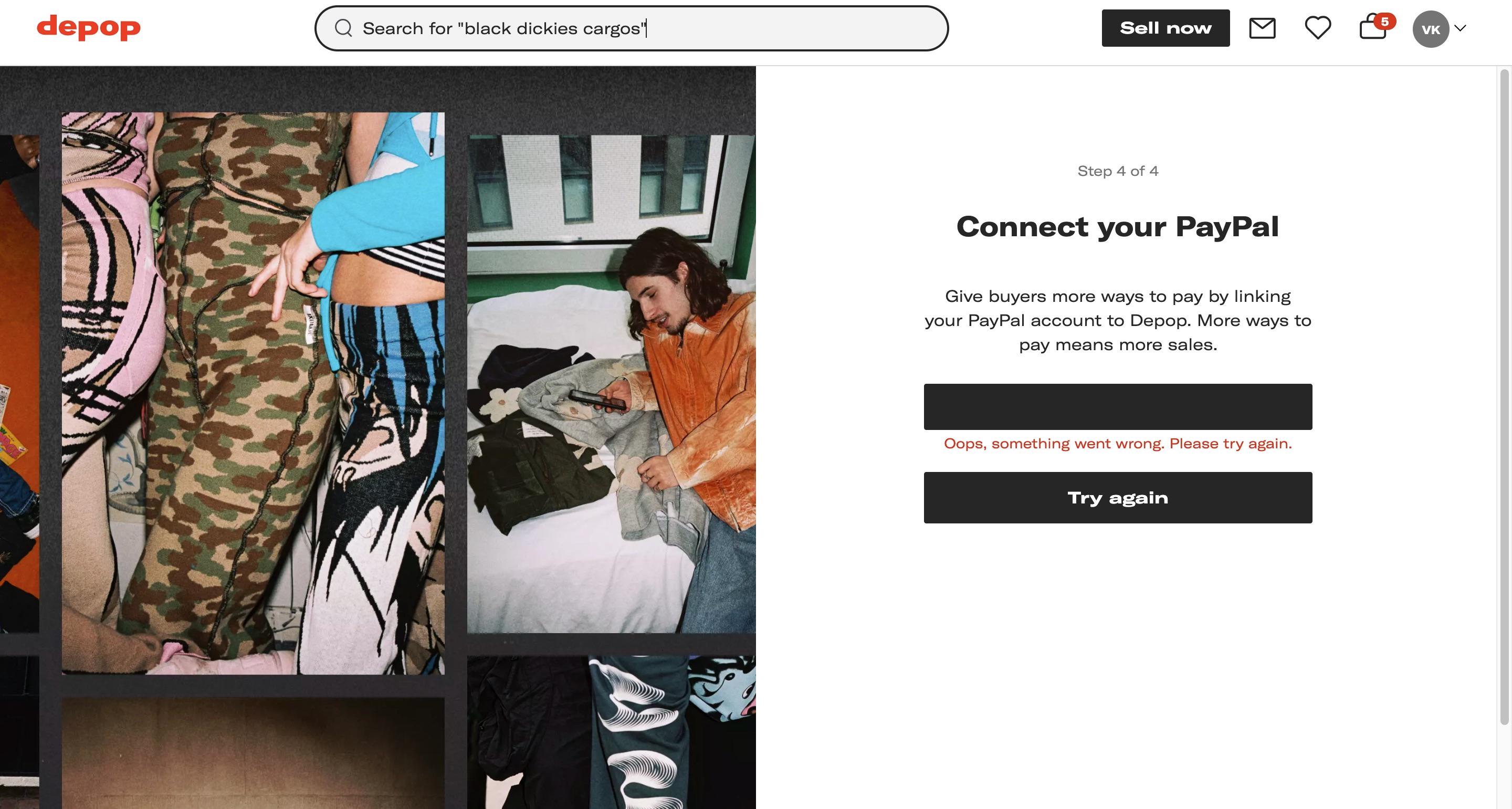 Discover more like Depop: Cant list anything and buyers cant buy from ...