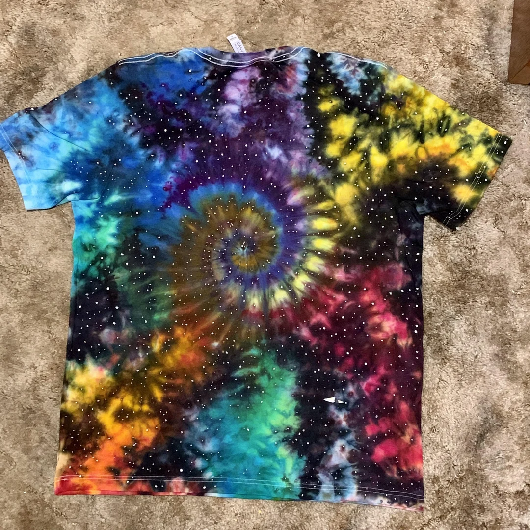 space spiral, me, tie dye, 2022 | Scrolller