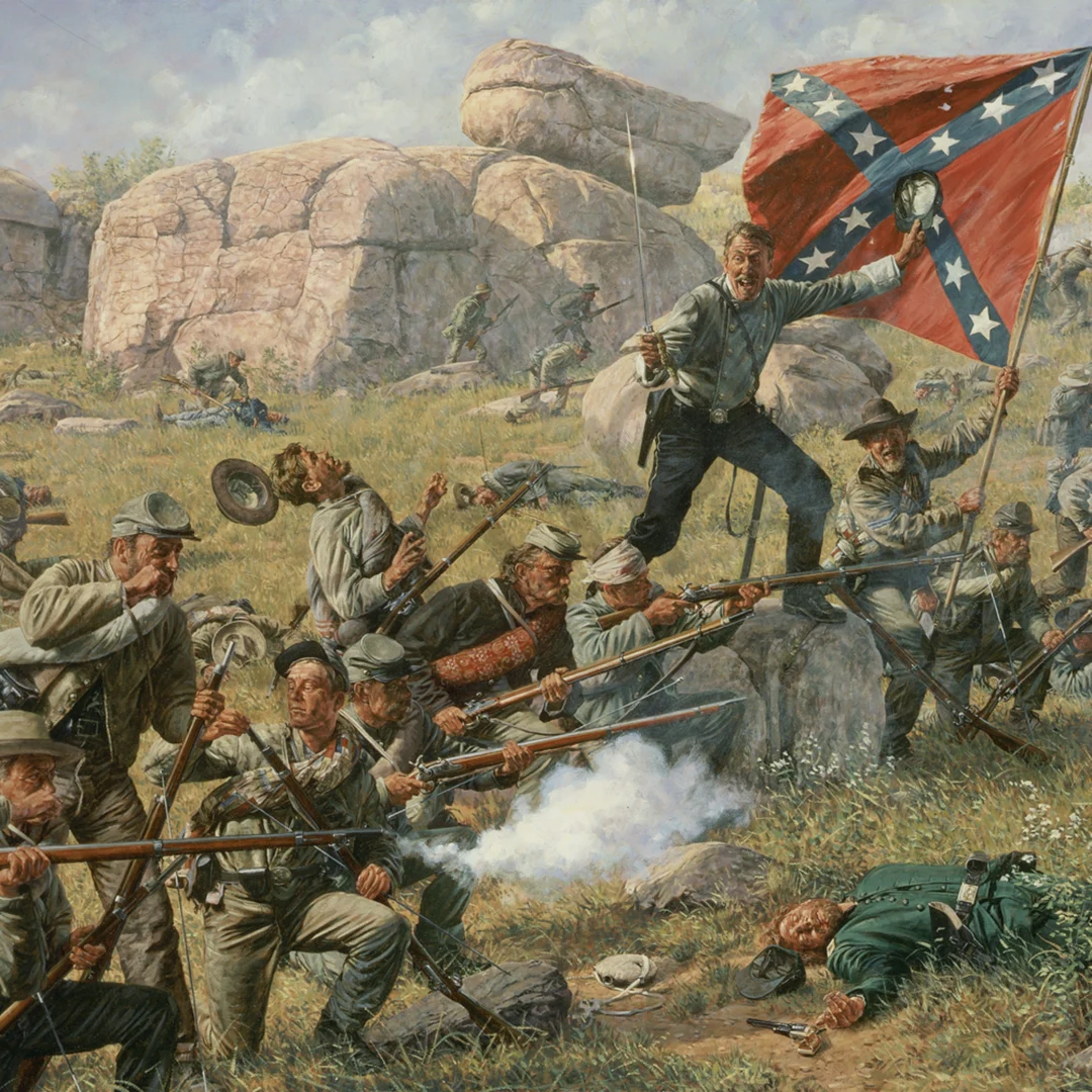 Confederate Attack on the Devil's Den at Gettysburg | Scrolller