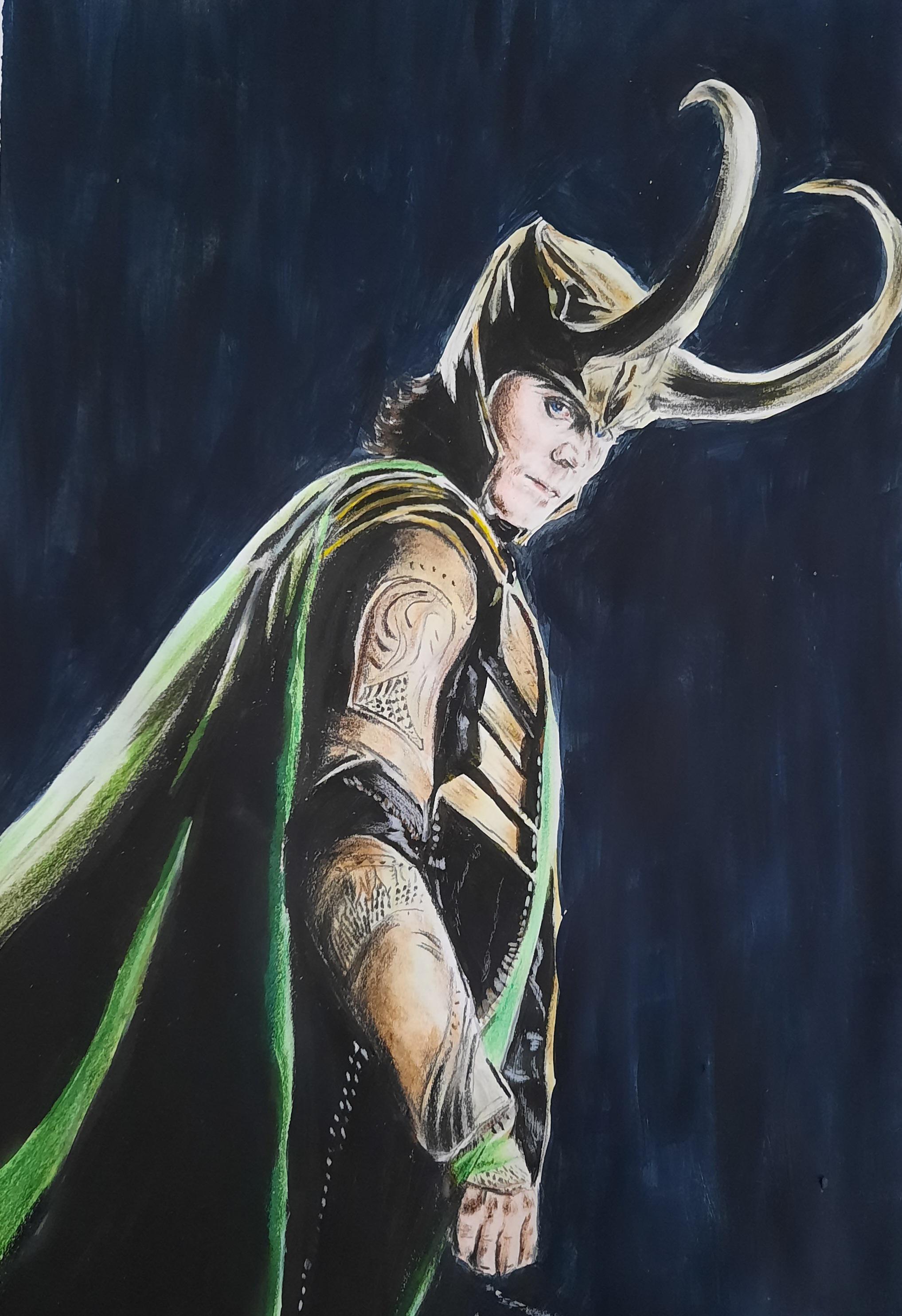 Loki Fanart by Aymusic92 Instagram 💚 | Scrolller