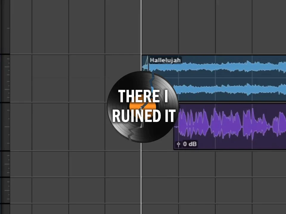 I recorded "Hallelujah" with the words of "Baby Got Back." I'm so sorry. | Scrolller